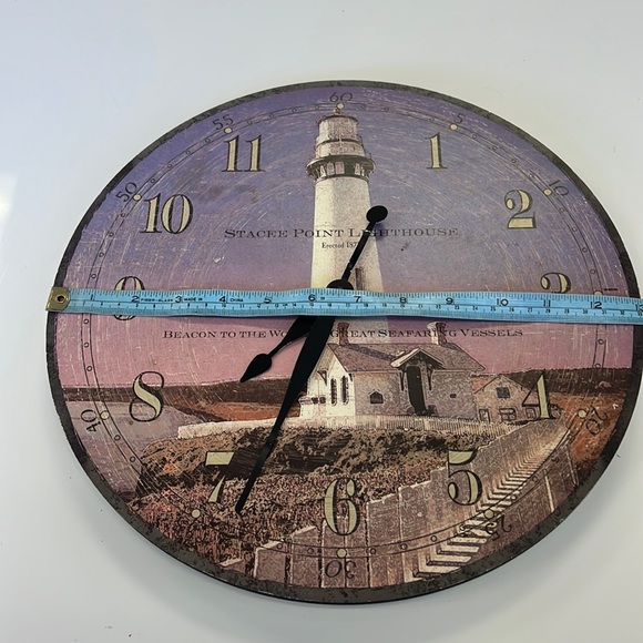Wall Decor | Seaside Themed Wall Clock | Poshmark